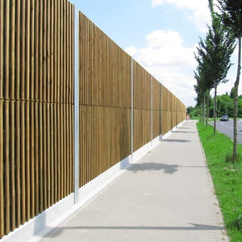 Ramo green barriers - wooden noise barriers