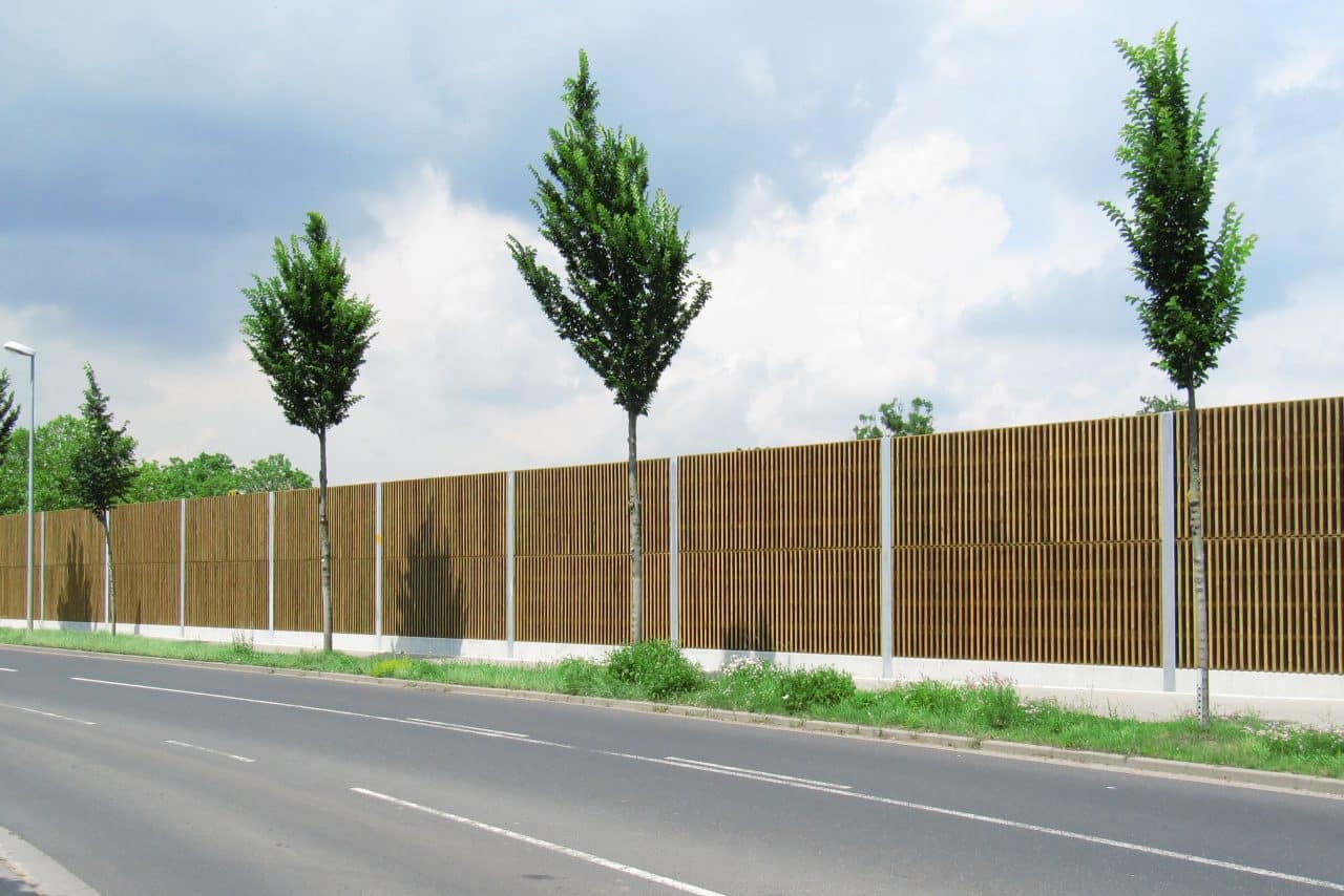 Wooden noise barrier - The HF1 - Fahlenkamp